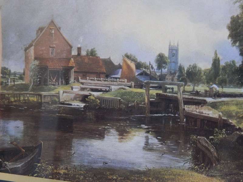 Dedham Lock and Mill by John Constable RA | Bilder & Gemälde | Dies ...